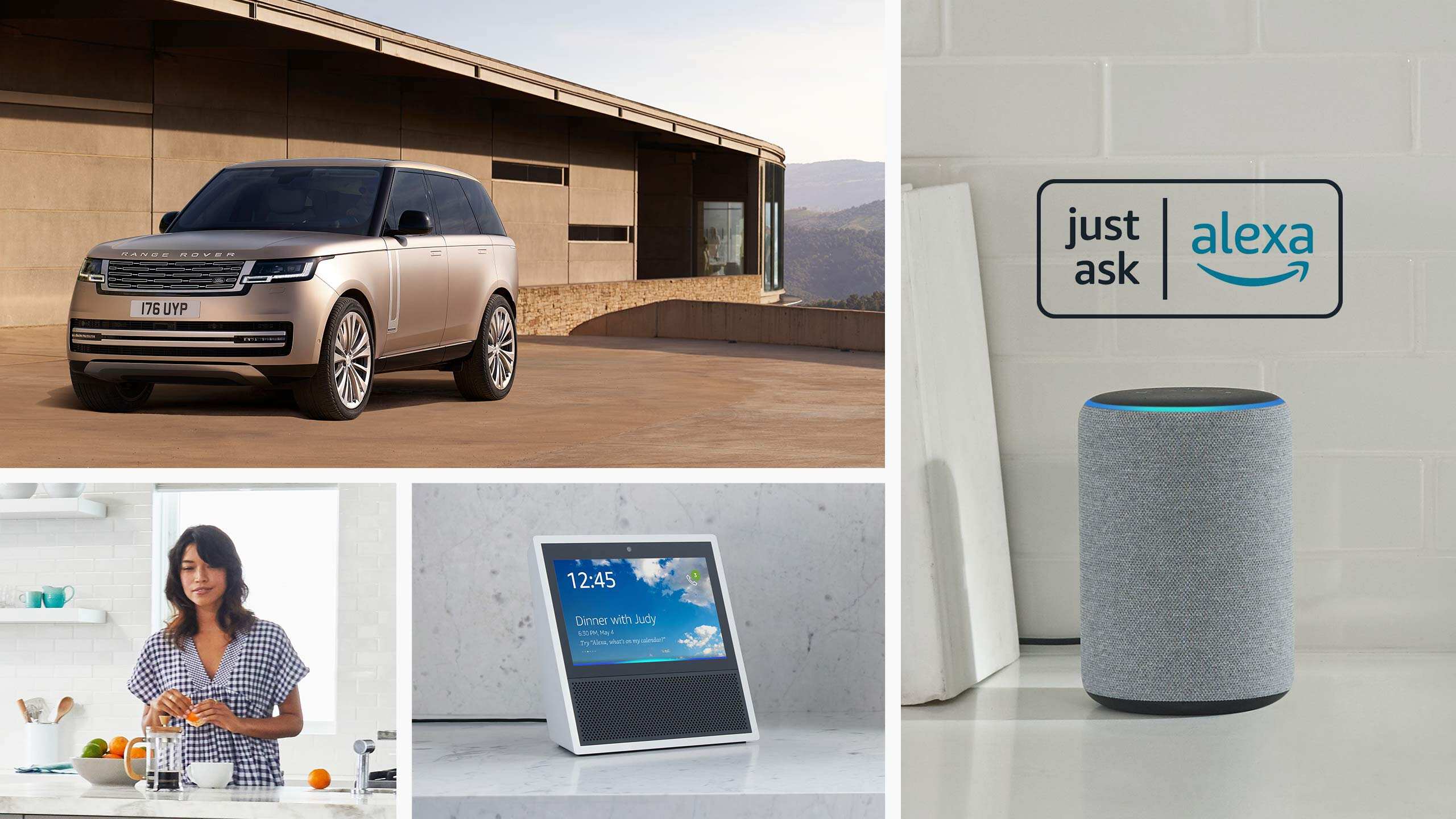 Amazon Alexa built in the new Range Rover | Land Rover UK